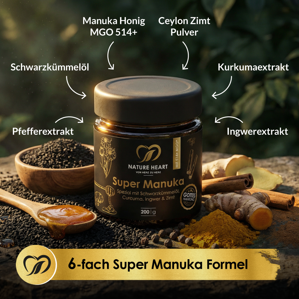 Nature Heart Super Manuka – Premium Manuka Honig 514+