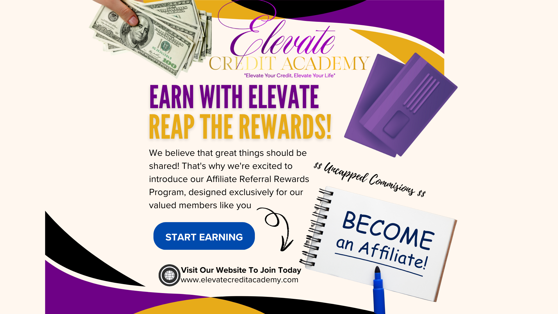 Elevate Credit Academy | Affiliate Register
